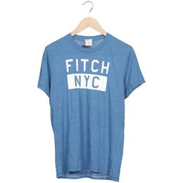 Abercrombie & Fitch Abercrombie & Fitch T-Shirt Herren Gr&ouml;&szlig;e L Second Hand blau