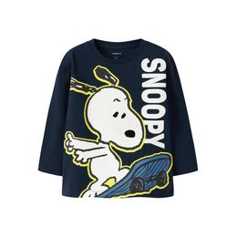 name it Shirt 'NMMDENIS SNOOPY' Jungen Gr&ouml;&szlig;e 98 navy / dunkelblau / gelb / wei&szlig;