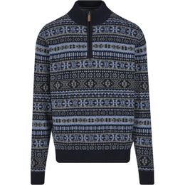 Fynch-Hatton Pullover Herren Größe S navy / saphir / grau