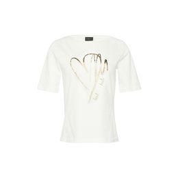 s.Oliver BLACK LABEL Shirt Damen Gr&ouml;&szlig;e XL ecru / gold