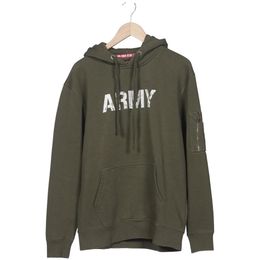 Alpha Industries Kapuzenpullover Herren Gr&ouml;&szlig;e L Second Hand gr&uuml;n