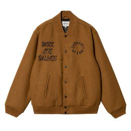 Carhartt Work In Progress Carhartt Wip Between-Season Jacket ' Work Varsity' male Brown size XL