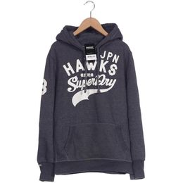 Superdry Kapuzenpullover Damen Größe L Second Hand grau