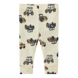 name it Leggings 'Wang' Gr&ouml;&szlig;e 68 camel / oliv / schwarz / offwhite