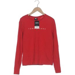 Tommy Jeans Langarmshirt Damen Gr&ouml;&szlig;e L Second Hand rot