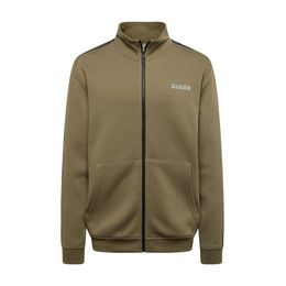Guess Athletic Zip-Up Hoodie 'Mickey' male Green size XXL