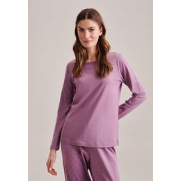 Seidensticker Damen Pyjama "Schwarze Rose", Gr. XL, rosa, 100% Baumwolle, unifarben, Homewear-Sets