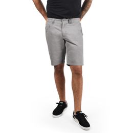 Blend Herren Chinoshorts "BHSasuke"aluminium, Gr. XL, unifarben, Web, 100% Baumwolle, Hosen, Chino Shorts mit knöpfbarer Zusatztasche