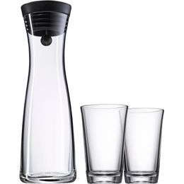 WMF Wasserkaraffe "Basic", transparent, Karaffen, CloseUp-Verschluss, integriertes Sieb, einfaches Befüllen