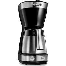 De'Longhi DE'LONGHI Filterkaffeemaschine "ICM 16710", 1,25 l, 10, silber, Kaffeemaschinen