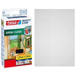 Tesa Insektenschutz-Fensterrahmen "Insect Stop Comfort Fliegengitter für Fenster- Insektenschutz Rollo", B/H: 130cm x 150cm, Insect Stop Comfort