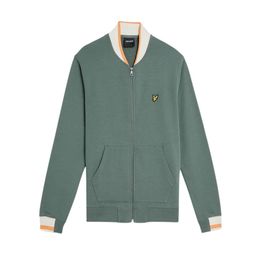Lyle & Scott Lyle & Scott Sweatjacke Herren Gr&ouml;&szlig;e S creme / gr&uuml;n / hellorange