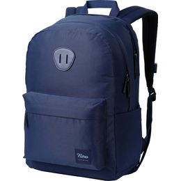 Nitro Kinder Freizeitrucksack "Urban Plus", blau, Nylon, Polyester, Polyethylen, Rucks&auml;cke, Daypack, Streetpack im Retro-Look, Alltagsrucksack,