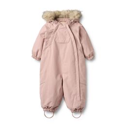 Wheat M&auml;dchen Jumpsuit "Wheat Snowsuit Nickie"rose powder, Gr. 86, unifarben, 100% Nylon, Overalls
