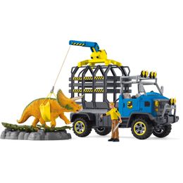 Schleich Kinder Spielwelt "DINOSAURS, Dinosaurier Truck Mission (42565)", bunt, Kunststoff, Spielfigurenwelten