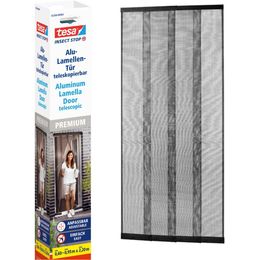 Tesa Insektenschutz-Tür "Insect Stop ALU Lamellentür teleskopierbar - 0,60m - 0,95m max. 2,20m", B/H: 60cm x 220cm, Insect Stop ALU Lamellentür