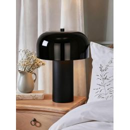 OTTO HOME Tischleuchte "Jorre", 1, Ø 25cm H: 32,5cm, 1 Stk.schwarz, Wohnzimmer, Leuchten
