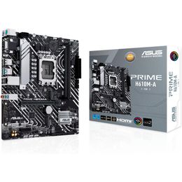 ASUS Mainboard "PRIME H610M-A-CSM", B:26,8cm H:5,6cm T:27,4cm, silber, Mainboards