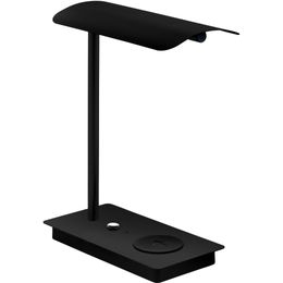 Eglo Tischleuchte "ARENAZA Schreibtischleuchte - kabellose Ladefunktion", H: 32cm, 1 Stk., schwarz, Wohnzimmer, Leuchten, Tischleuchte, Warmwei&szlig;,