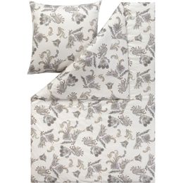 Bettw&auml;sche Estella, beige, Mako-Interlock-Jersey, Obermaterial: 100% Baumwolle, Bettw&auml;sche, "AGNETA", ABSOLUT B&Uuml;GELFREI