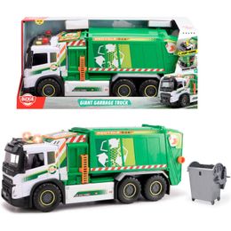 DICKIE TOYS Kinder Spielzeug-Müllwagen "Giant Garbage Truck", weiß, T:55cm, Spielzeugfahrzeuge, mit Licht und Sound