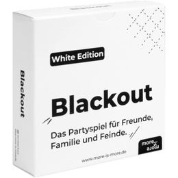 MORE IS MORE Kinder Spiel "Blackout Weiße Edition", bunt, Spiele, Made in Europe