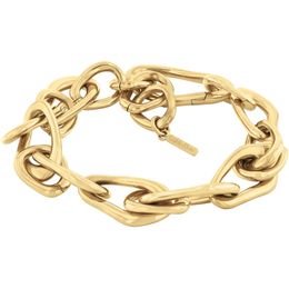 Calvin Klein Damen Armkette "CK STATEMENT LINKS", 17,5cm, Edelstahl, gold, Edelstahl, Armbänder
