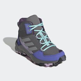 adidas terrex Kinder Wanderschuh "TERREX AX4R MID", Gr. 37, silber, Synthetik, Textil, Schuhe