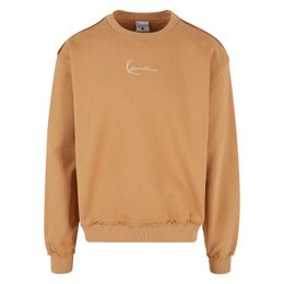 Karl Kani Herren Rundhalspullover "Karl Kani Herren"sand, Gr. XS, 80% Baumwolle, 20% Polyester, Pullover
