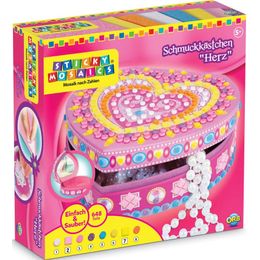 Sticky Mosaics Kinder Kreativset "Schmuckk&auml;stchen Herz", bunt, Kreativsets