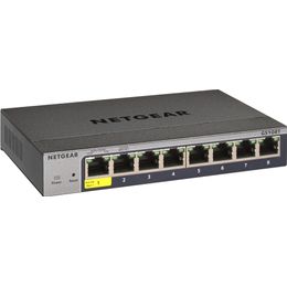 Netgear Netzwerk-Switch "GS108Tv3", B:15,8cm H:2,7cm T:10,1cm, grau, Netzwerk-Switches