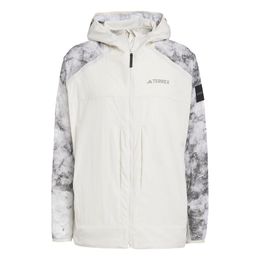 adidas terrex Outdoorjacke 'National Geographic' Herren Gr&ouml;&szlig;e L grau / wei&szlig;