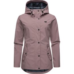Ragwear Damen Softshelljacke "Margge Shell", lila, Gr. S, Obermaterial: 100% Polyester; Innenfutter: 100% Polyester, Jacken, wasserdichte Damen