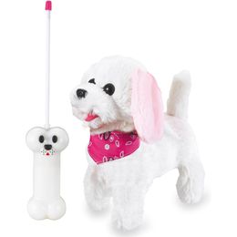 Jamara Kinder RC-Tier "Jamara KIDS Plüschhund Trixi, 27 MHz", pink, Plüsch, B:11cm H:21cm, Fernlenkfahrzeuge