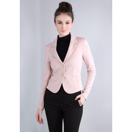 Imperial Damen Kurzblazer "IMP-J S24ABE", rosa, Gr. M, Web, Obermaterial: 62% Viskose, 32% Polyamid, 6% Elasthan, Blazer, im Athleisure Look