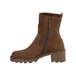 Paul Green Damen Stiefelette "Paul Green Stiefelette Veloursleder", Gr. 40,5, braun, Veloursleder, Schuhe
