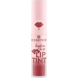 Essence Kinder Lippenstift "hydra kiss LIP TINT"rosy blossom, Lippen-Kosmetika, 3-tlg., hohe Deckkraft, glänzend, pflegend, langanhaltend