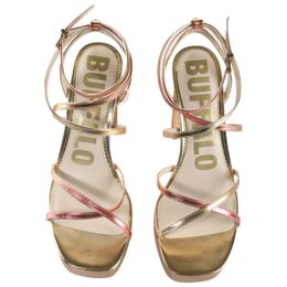 Buffalo Damen High-Heel-Pumps "Buffalo Buffalo June MSS - Vegan Nappa", Gr. 39rose, gold, Kunstfaser, unifarben, Schuhe