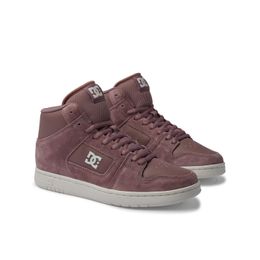 DC Shoes Damen Sneaker "Manteca 4 Hi", Gr. 7,5, lila, Obermaterial: Leder (Kuh) / Futter: Textil / Au&szlig;ensohle: Gummi, Schuhe