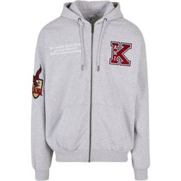 Karl Kani Damen Kapuzensweatshirt "Karl Kani Herren"grau, Gr. XS, 70% Baumwolle, 20% Polyester, 10% Viskose, Sweatshirts