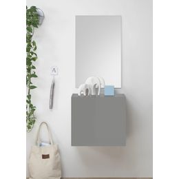 Garderobenschrank Inosign, B:55cm H:50cm T:30cm, grau, Flur, Schränke, "Infinity"