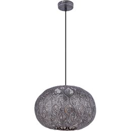 Globo LIGHTING LED Pendelleuchte "SOLERA", 1 Stk., silber, Leuchten, Hängelampe, Wohnzimmer, Design Leuchte