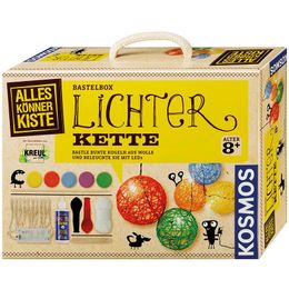 Kosmos Kinder Kreativset "AllesKönnerKiste Lichterkette", bunt, Holz, Karton, Kunststoff, Latex, Pappe, Kreativsets, Made in Germany