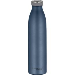 THERMOCAFÉ Isolierflasche "TC BOTTLE, aus doppelwandigem Edelstahl, spülmaschinenfest", 750mlnight blau mat, Trinkflaschen, gummierter
