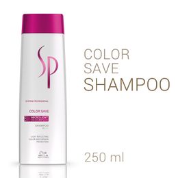 Wella SP Haarshampoo "Color Save Shampoo", 250mlweiß, Haarpflegemittel, farbschützend, einfache Anwendung, pflegend