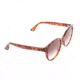 Gucci Sonnenbrille Damen Gr&ouml;&szlig;e One Size Second Hand braun