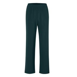 GOLDNER Damen Schlupfhose "Kurzgr&ouml;&szlig;e Slinky-Hose mit weitem Bein", gr&uuml;n, festlich, Gr. 21, Obermaterial: 95% Polyester PES. 5% Elasthan EL., Hosen,