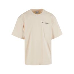 Karl Kani Damen T-Shirt "Karl Kani Kani Music Print T-Shirt"beige, Gr. XS, bedruckt, 100% Baumwolle, Shirts