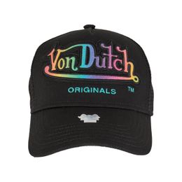 Von Dutch Damen Trucker Cap "Von Dutch TRUCKER MEMPHIS CAPS"schwarz, rainbow, 100% Polyester, Caps
