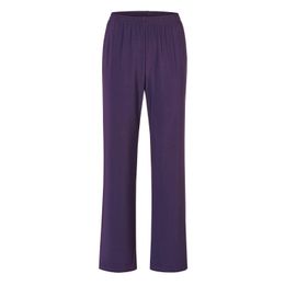 GOLDNER Damen Schlupfhose "Slinky-Hose mit weitem Bein", lila, festlich, Gr. 40, Obermaterial: 95% Polyester PES. 5% Elasthan EL., Hosen, Kein B&uuml;geln